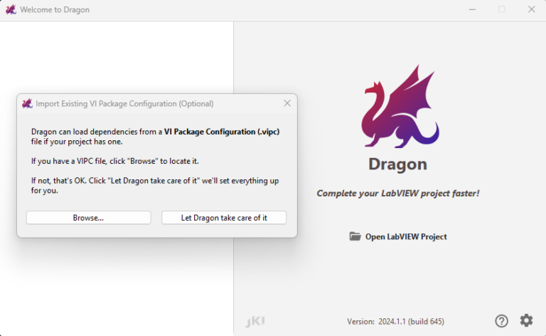 JKI Dragon for LabVIEW - Kreiseder IT Services