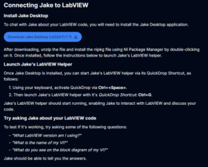 Jake AI (Beta) from JKI for LabVIEW - Kreiseder IT Services