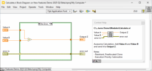 New Features in LabVIEW 2025 Q3 Beta - Kreiseder IT Services